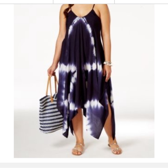 Raviya | Dresses | New W Tags Raviya Maxi Dress Coverup Navywhite Tie ...